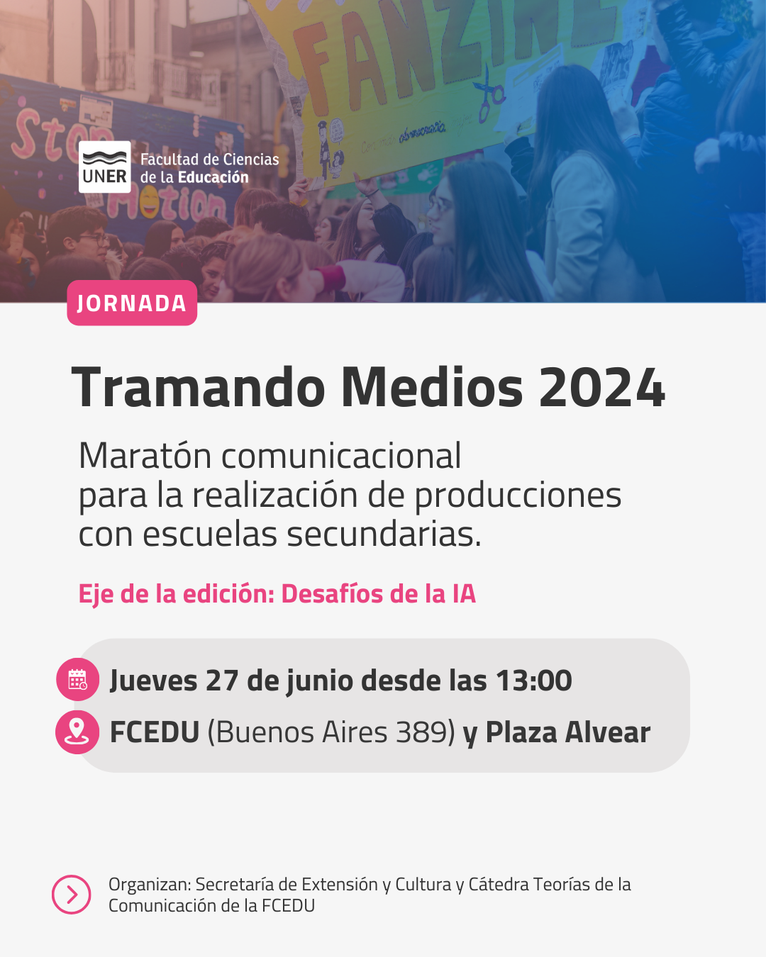 Se realizará el Tramando Medios 2024 - UNER Medios